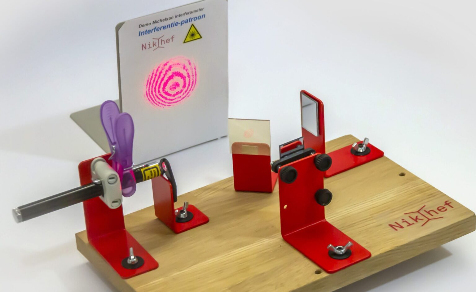 Michelson interferometer bouwpakket – Outreach